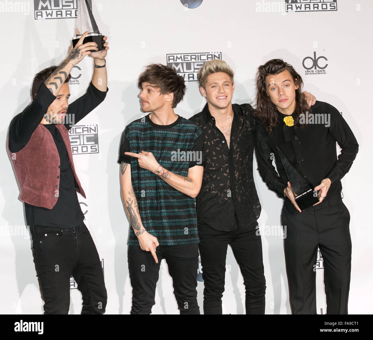 Celebrities attend 2015 American Music Awards at Microsoft Theater ...