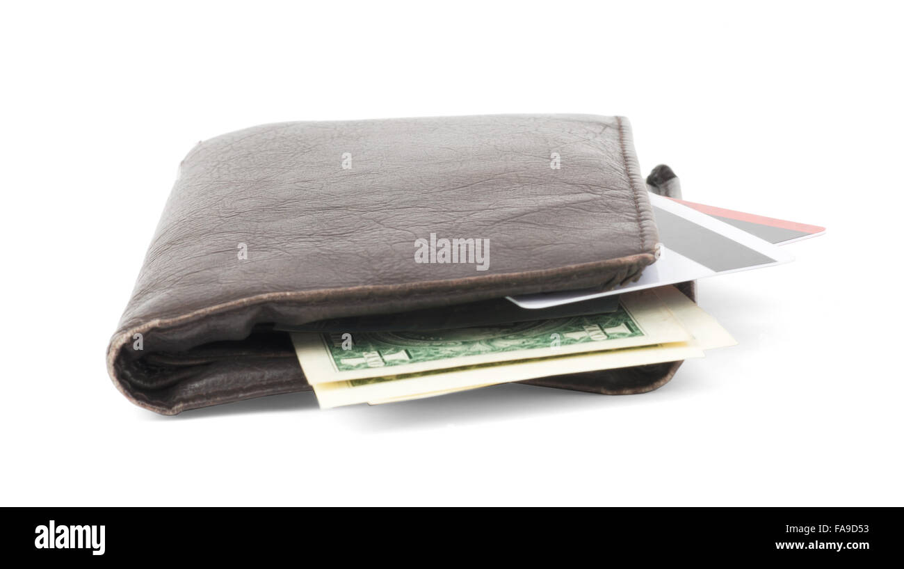 Blank wallet Cut Out Stock Images & Pictures - Alamy
