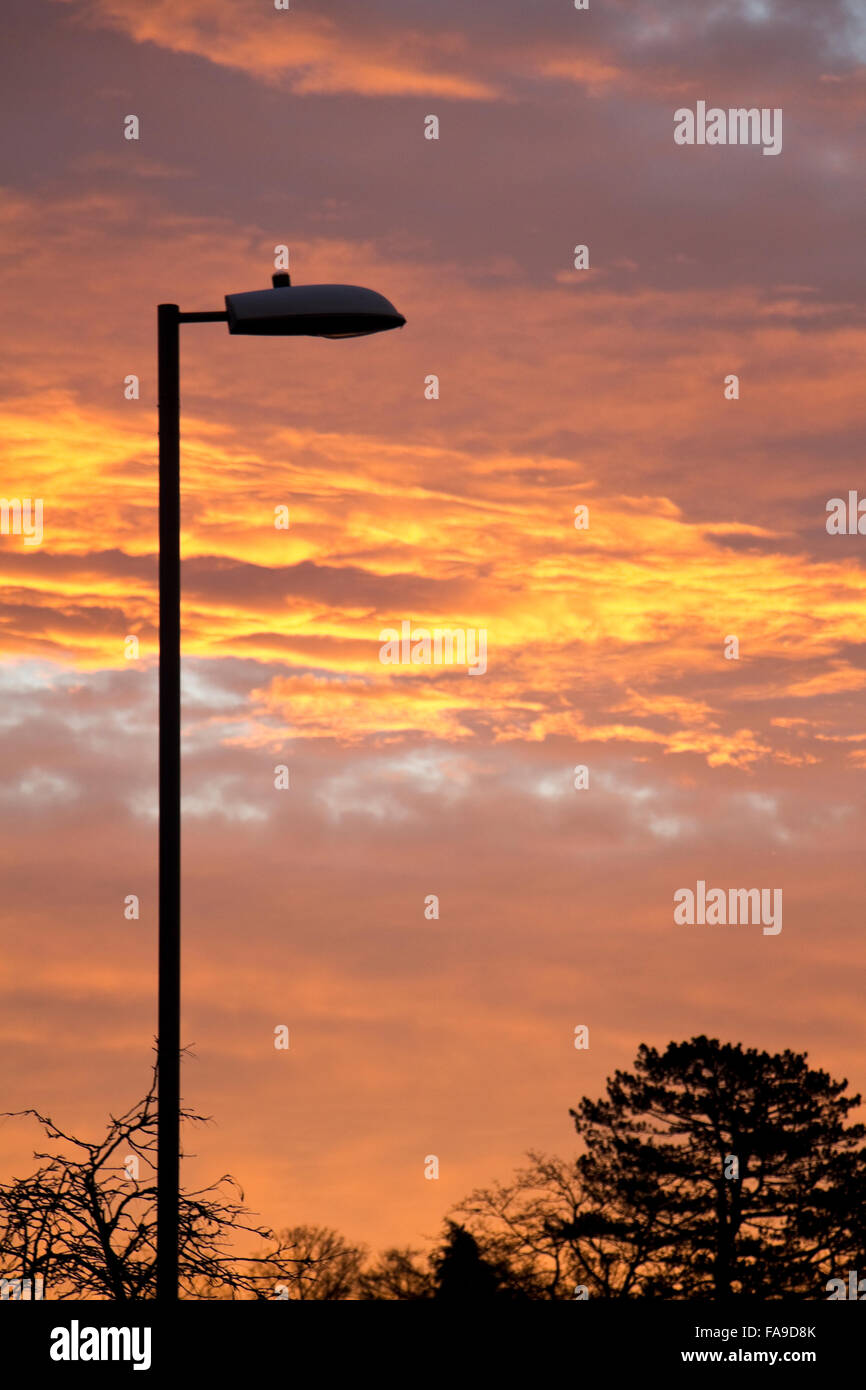 An early morning sunrise in North Yorkshire, England, UK Stock Photo ...