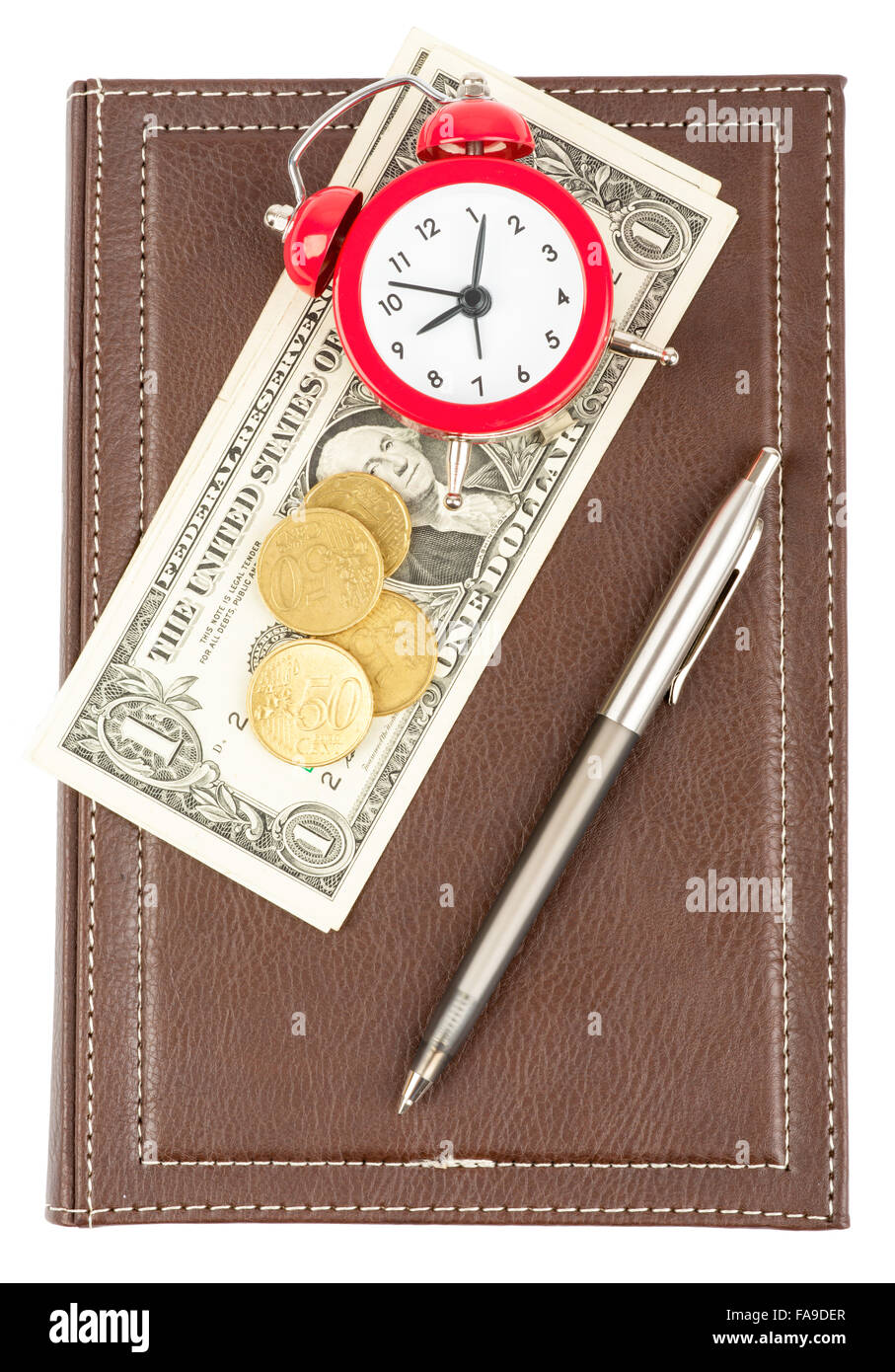 Daily planner with pen isolated hi-res stock photography and images - Alamy