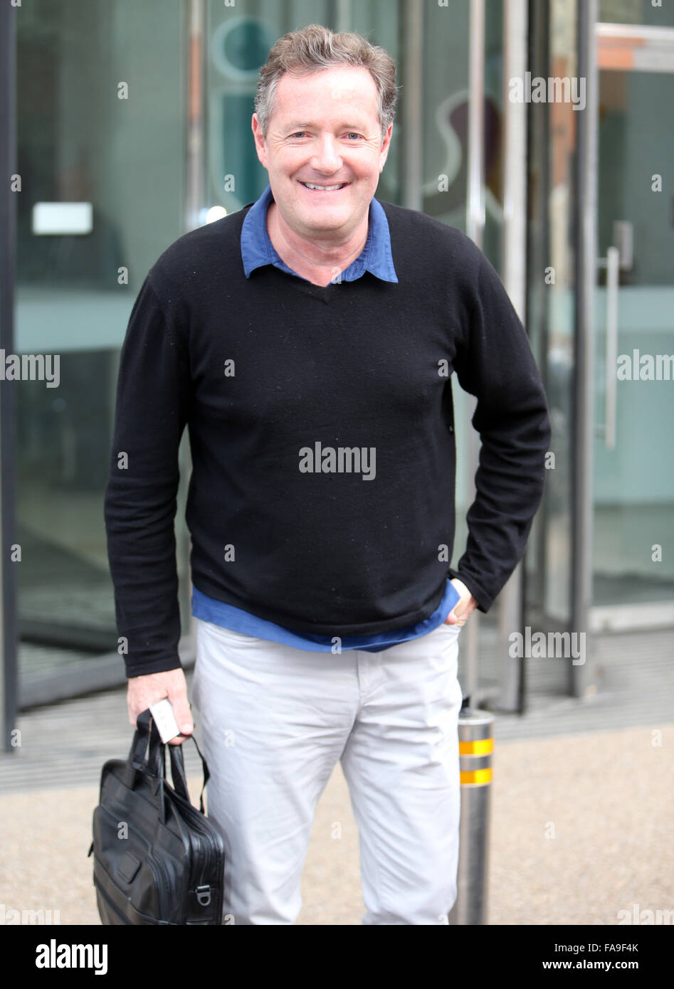 Piers Morgan outside ITV Studios Featuring: Piers Morgan Where: London ...