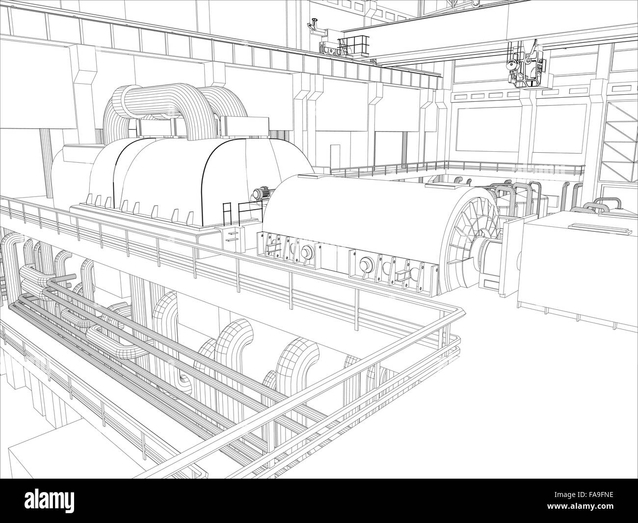 Illustration of equipment for heating system Stock Vector Image & Art ...
