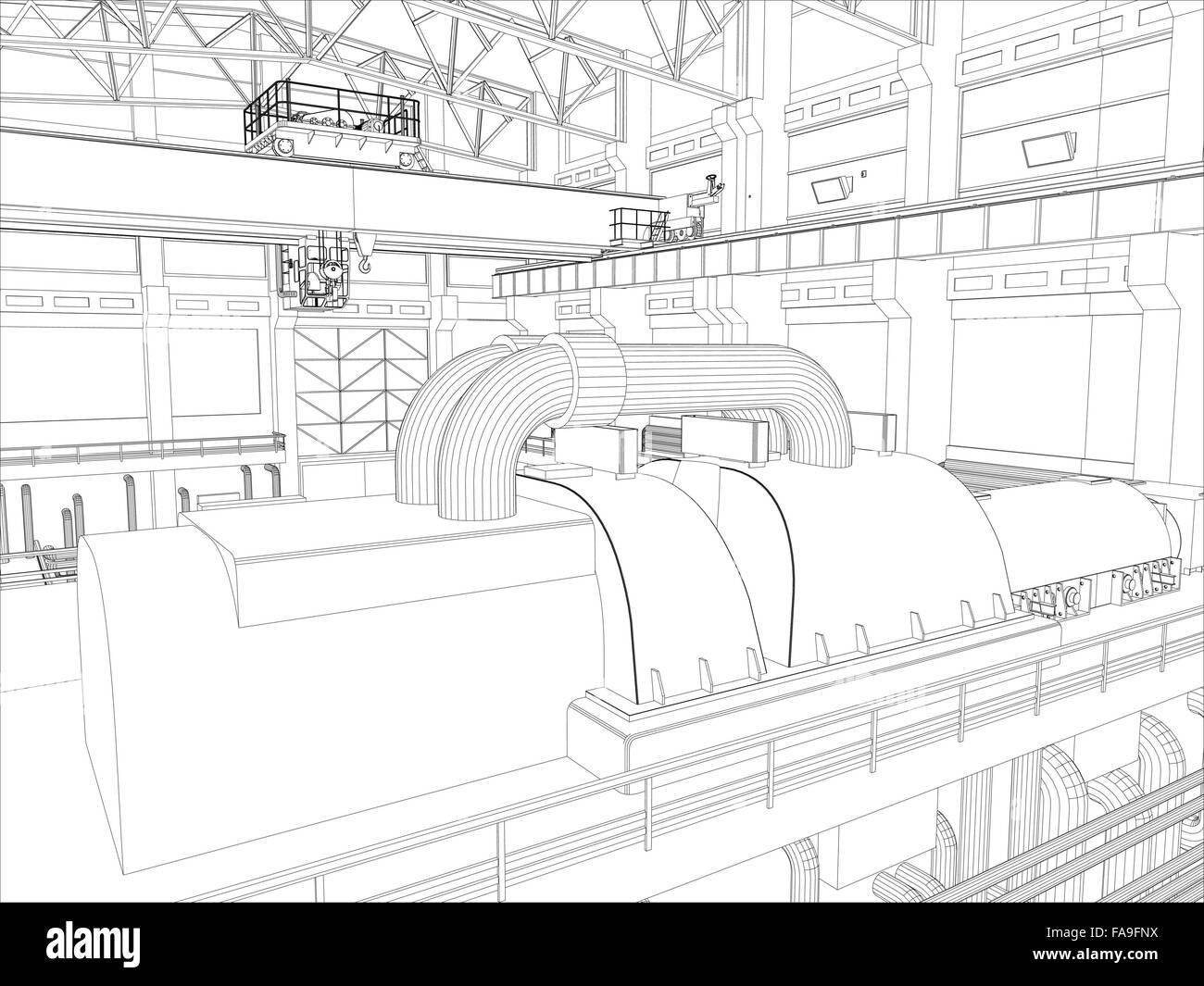 Illustration of equipment for heating system Stock Vector Image & Art ...