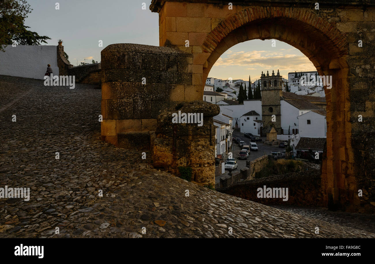 Arch of Philip V in Ronda Stock Photo - Alamy