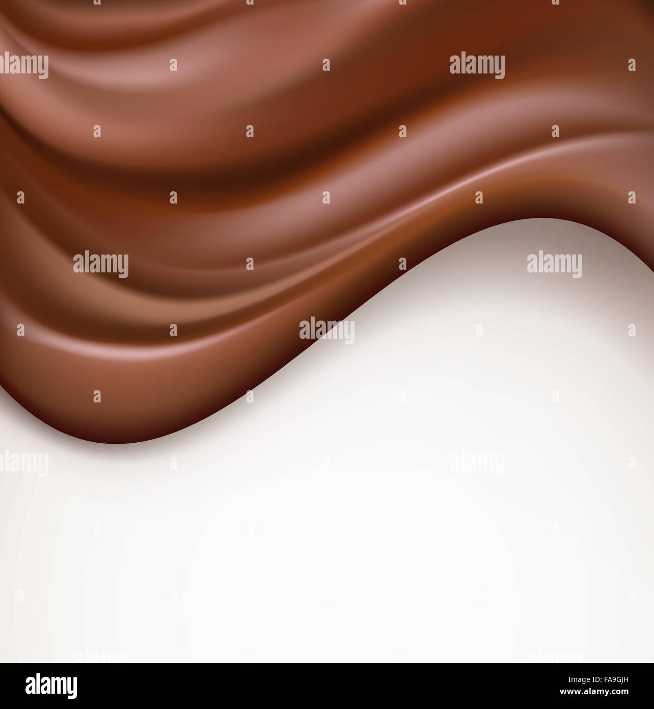 chocolate wavy background with space for text Stock Vector Image & Art ...