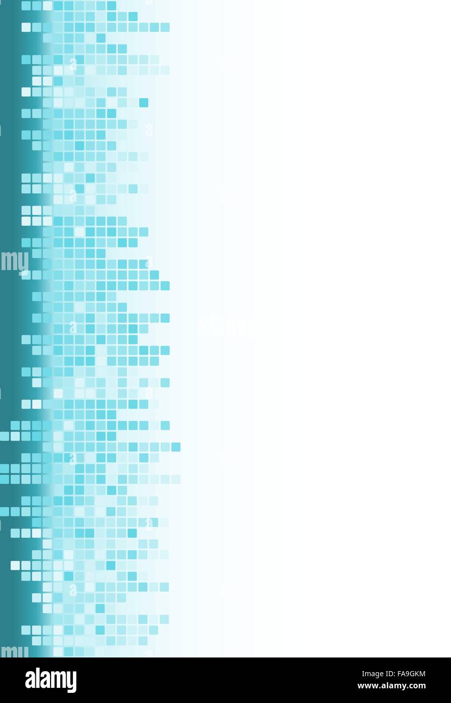 abstract blue vertical mosaic square background Stock Vector Image ...