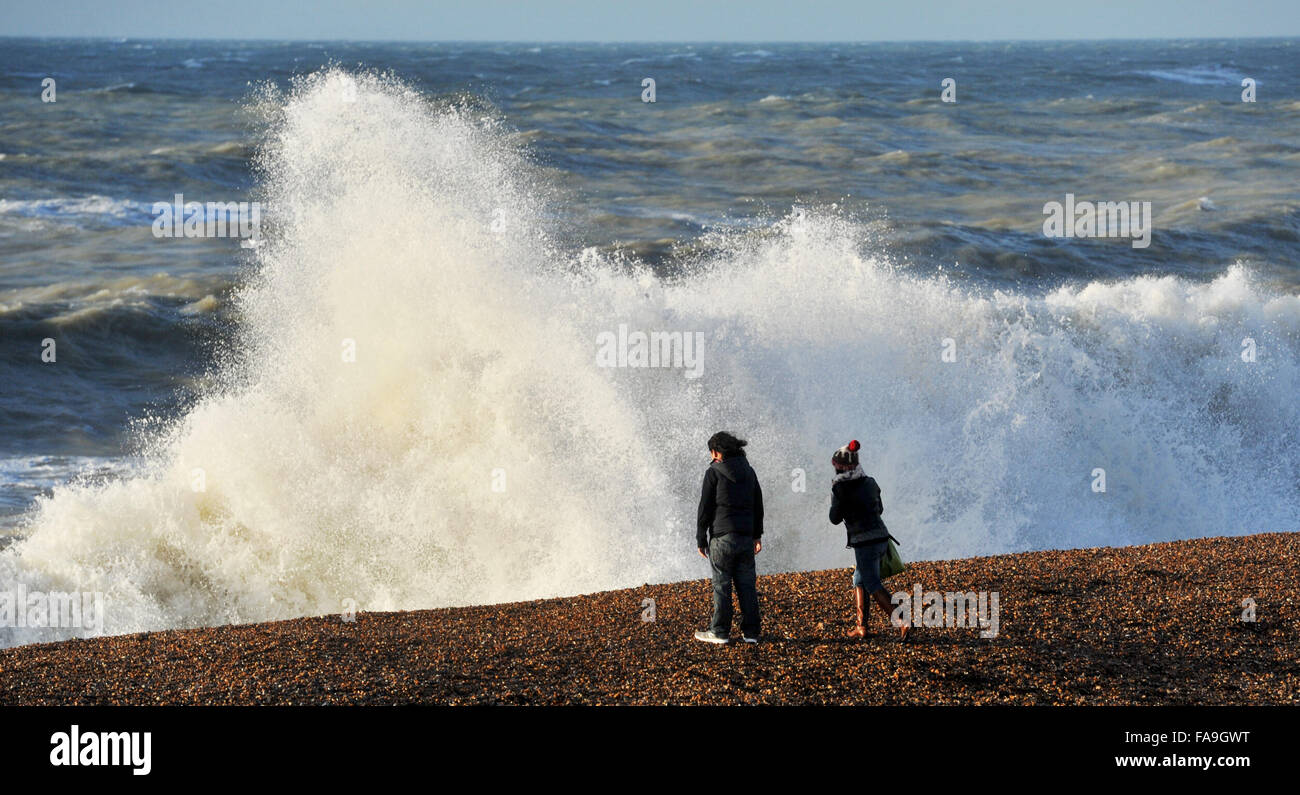 Wind storm wave seaside splashing uk hi-res stock photography and ...