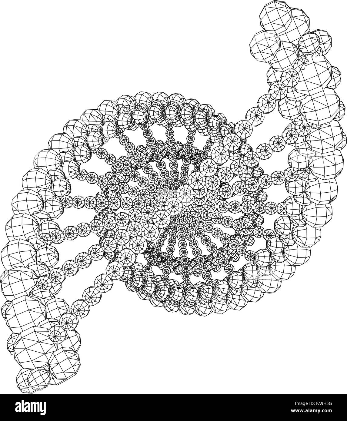 DNA molecule picture Stock Vector Image & Art - Alamy