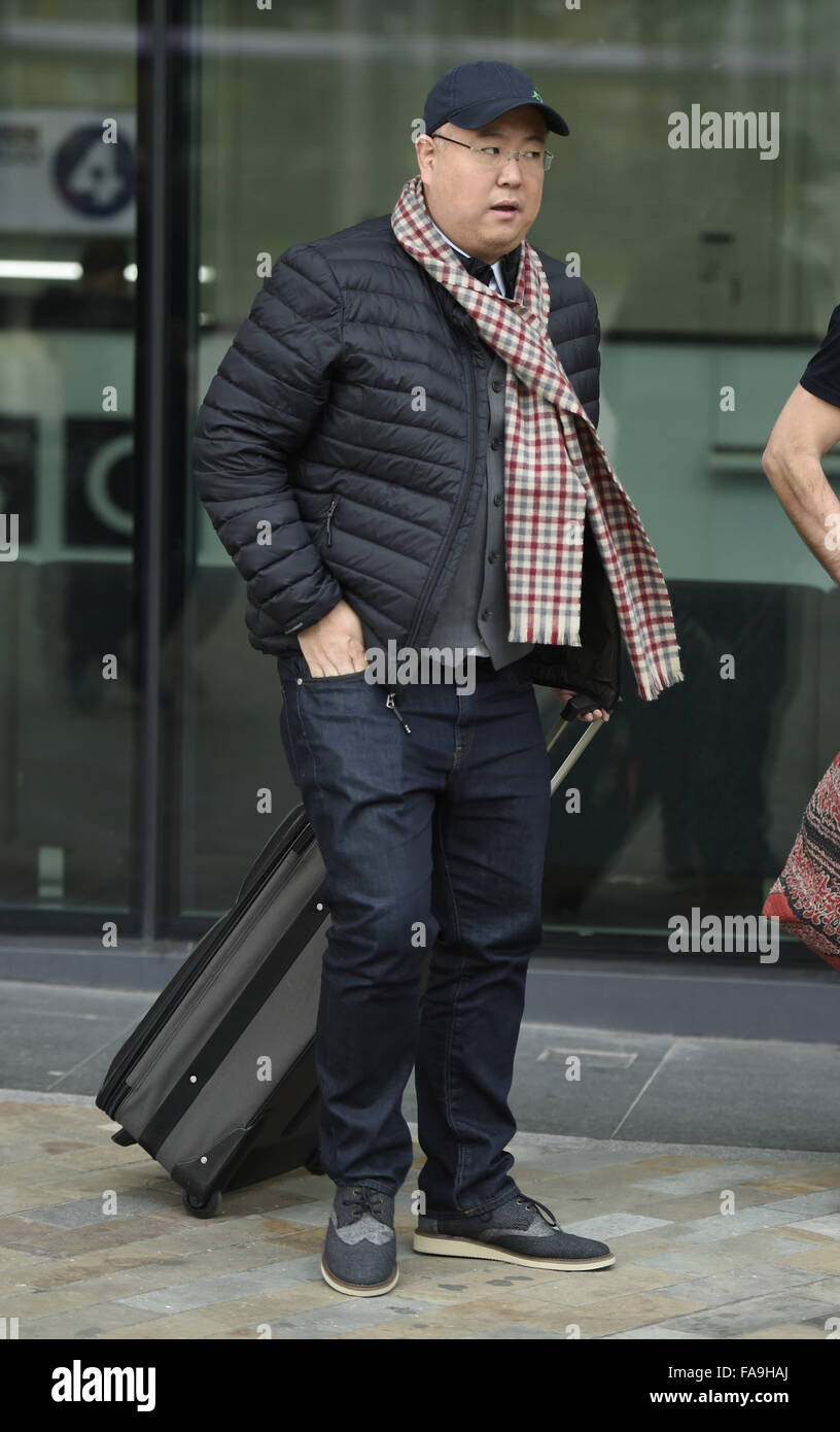Animator and artist Peter Sohn leaving the BBC Breakfast studios at ...