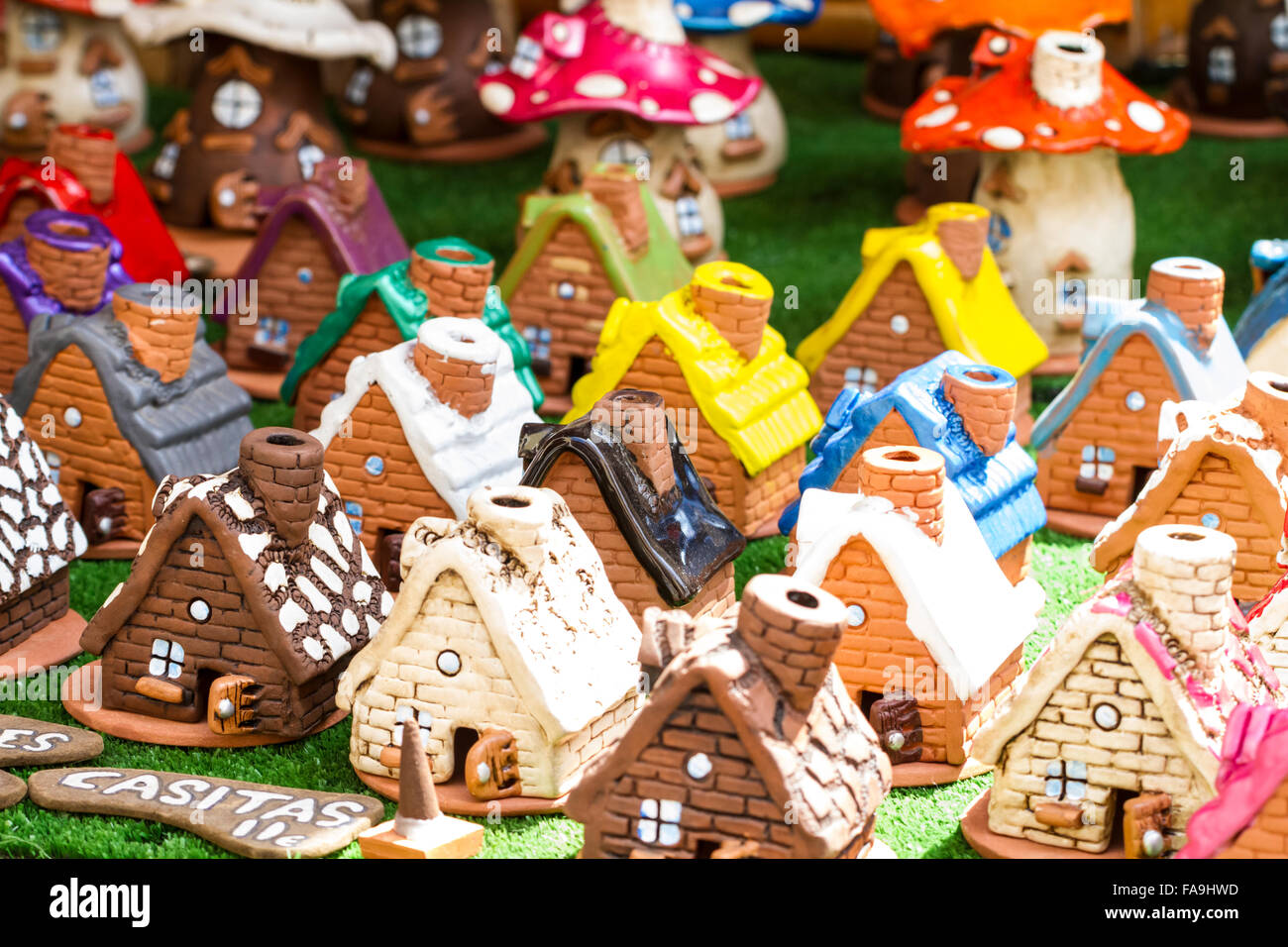 Handmade, medieval crafts fair, tradition and culture in Spain Stock ...