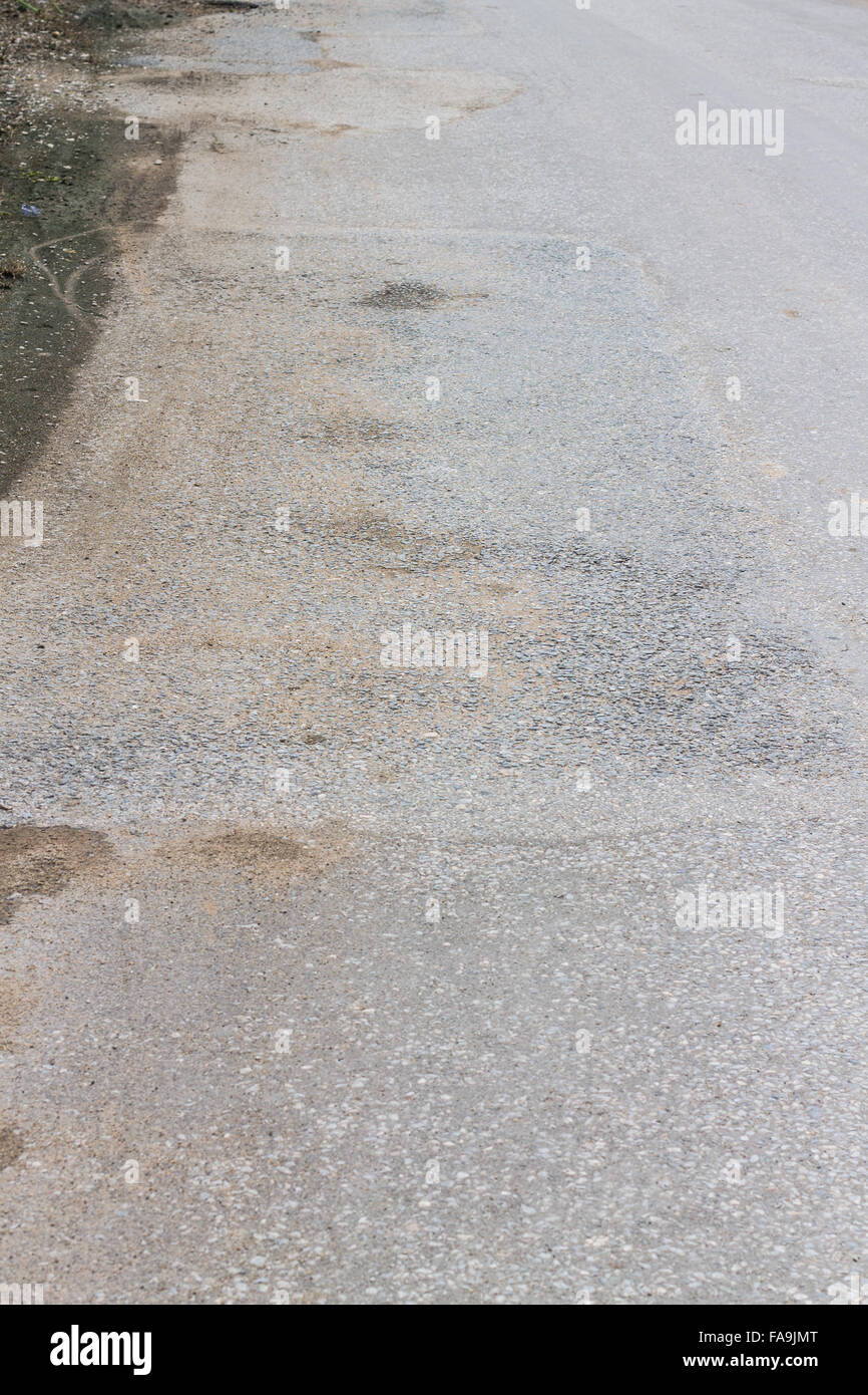 damaged roads repair Stock Photo - Alamy