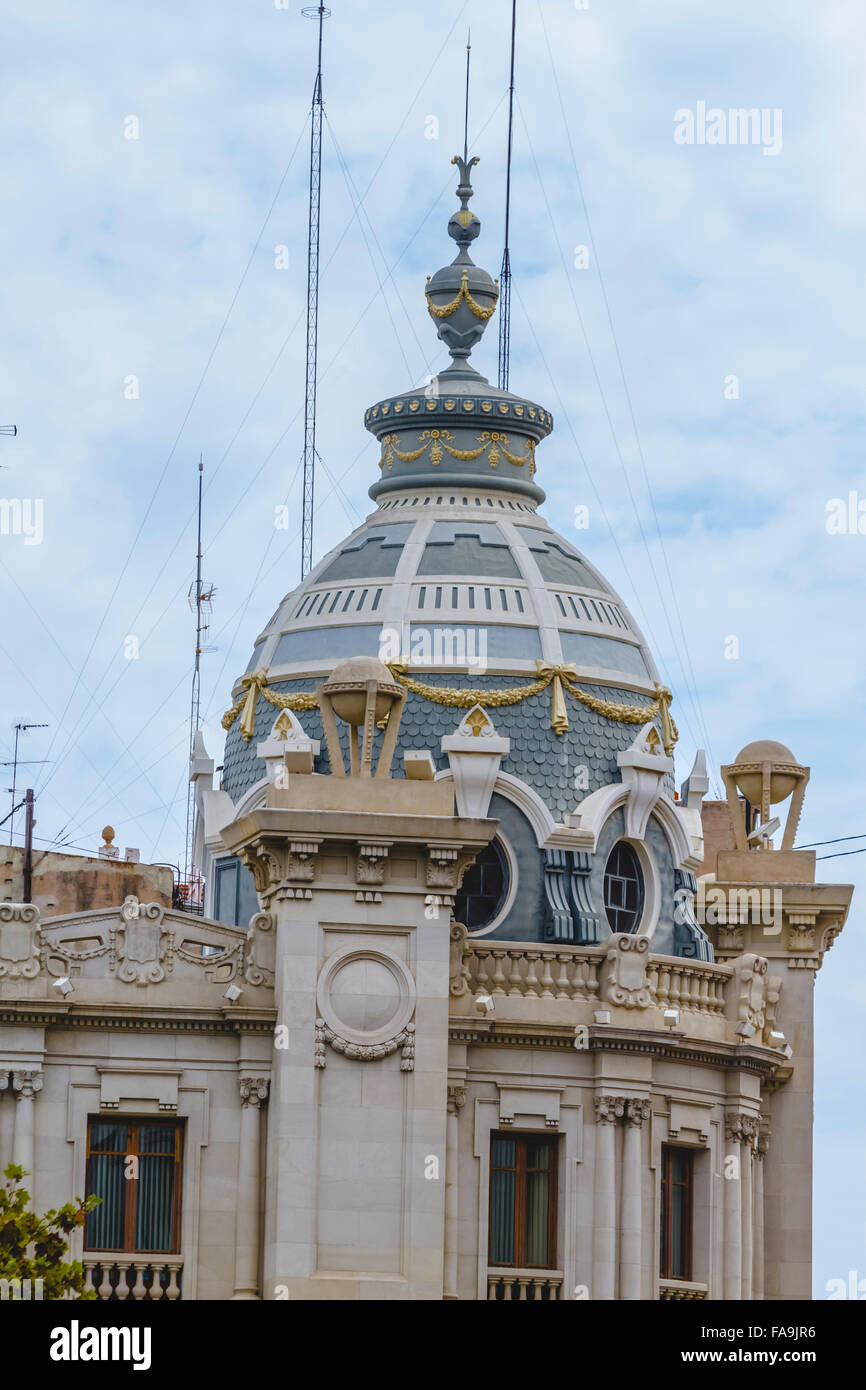 tipical architecture of the Spanish city of Valencia Stock Photo - Alamy