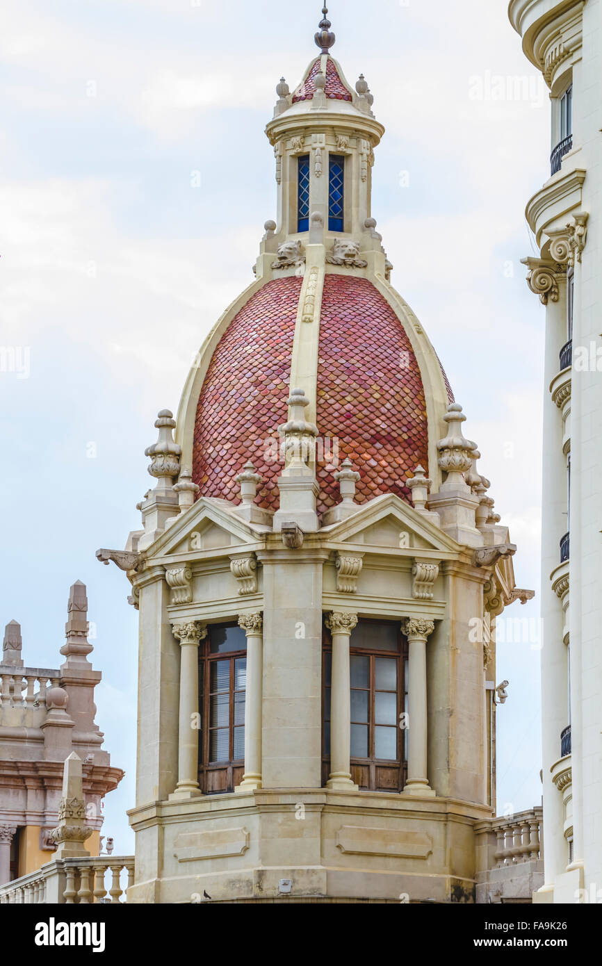 tipical architecture of the Spanish city of Valencia Stock Photo - Alamy