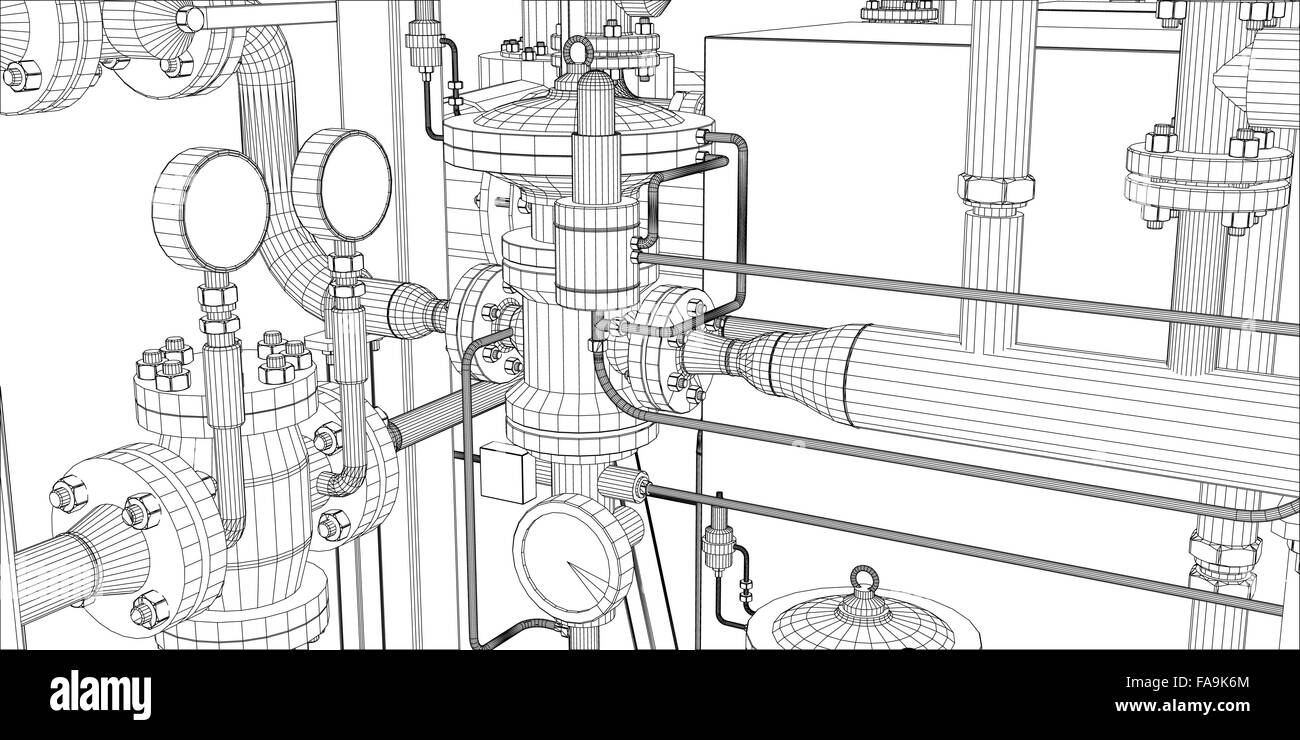 Vessel heating Black and White Stock Photos & Images - Alamy