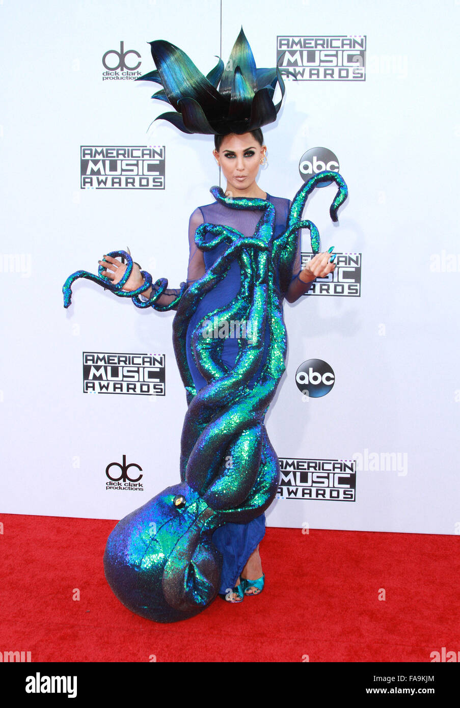 American Music Awards 2015 - Arrivals held at Microsoft Theatre ...