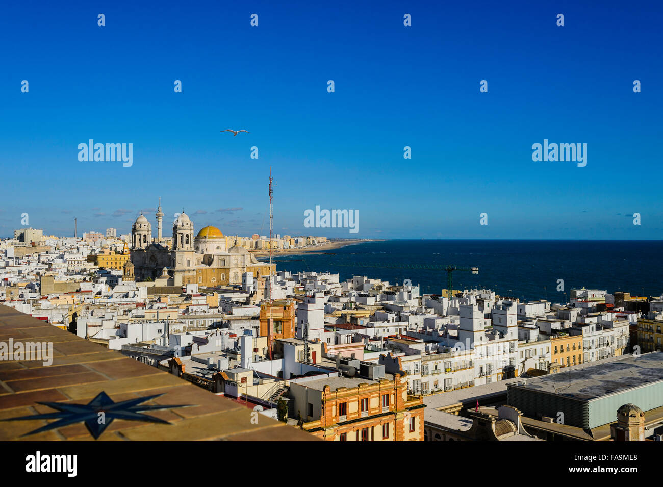 Tavira Tower view in Cadiz Stock Photo - Alamy