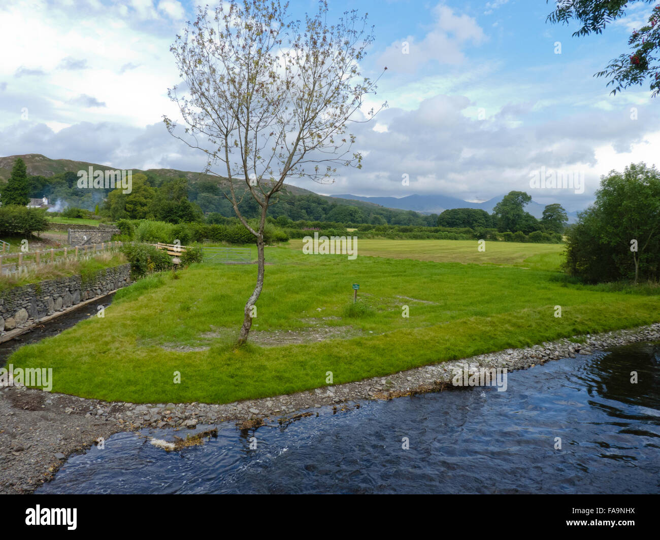 River Crake near Water Yeat, Coniston, Lake District, UK Stock Photo ...