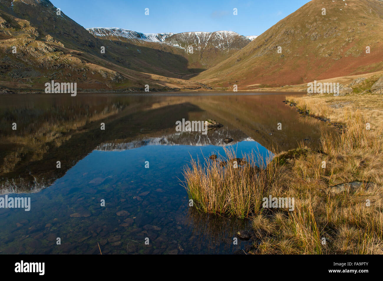 Reflections in Kentmere Reservoir Stock Photo - Alamy