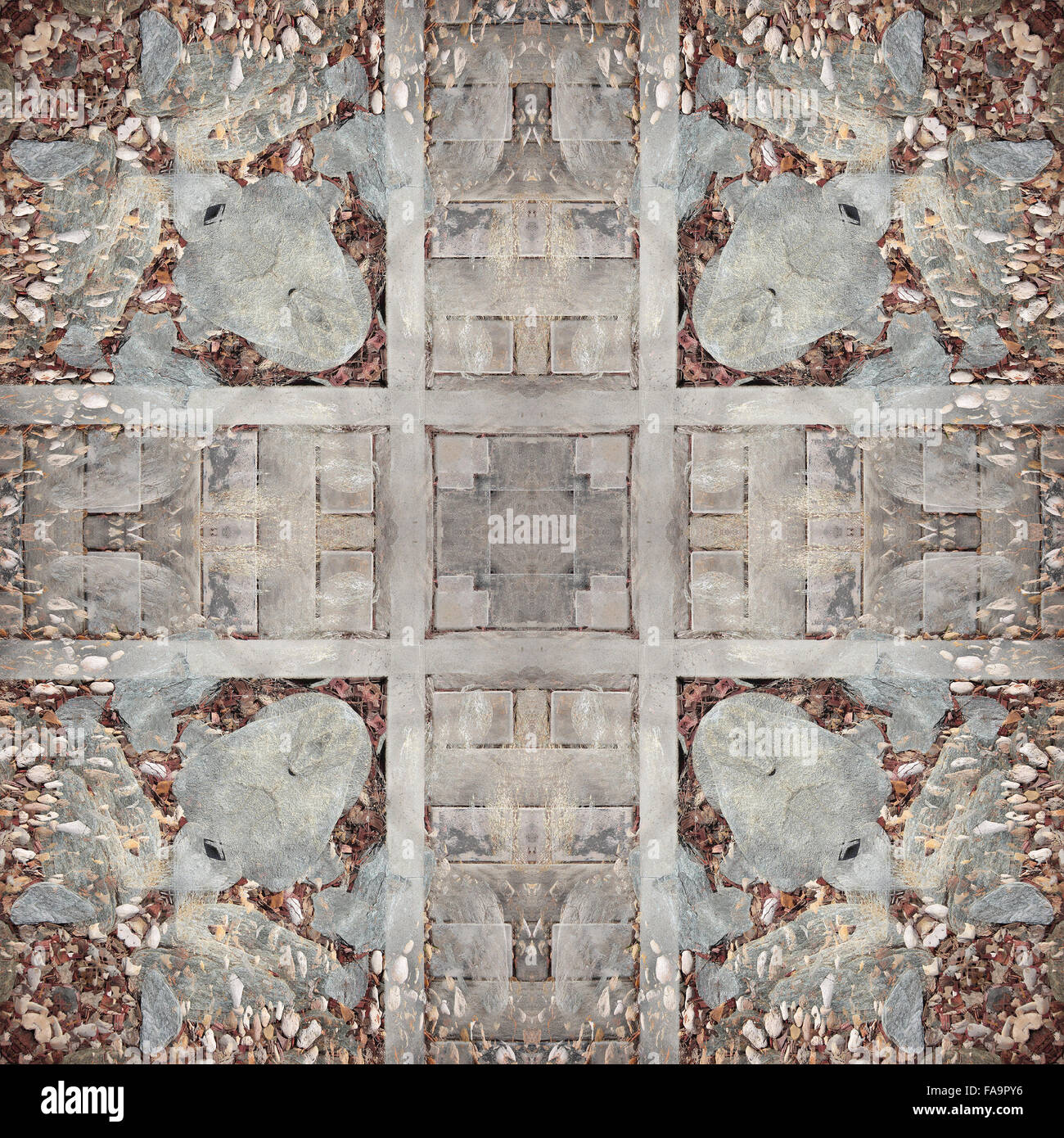 Texture of stones and crushed stone abstract seamless geometrical ...