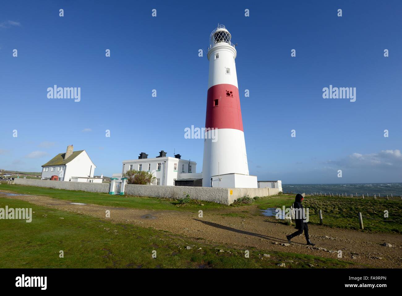Portland Bill lighthouse, Dorset, Britain, UK Stock Photo - Alamy