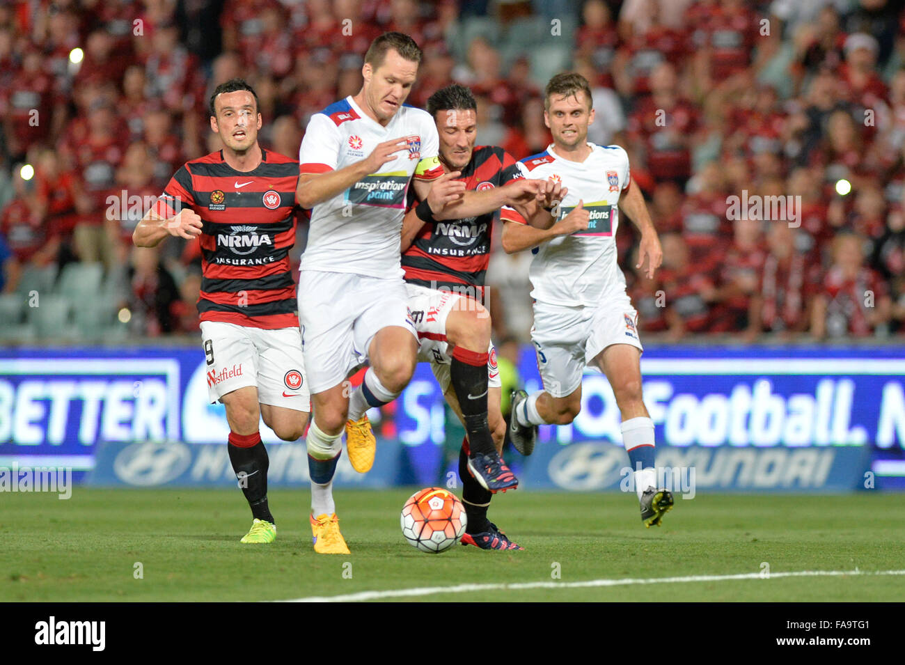 Pirtek Stadium, Sydney, Australia. 24th Dec, 2015. Hyundai A-League ...