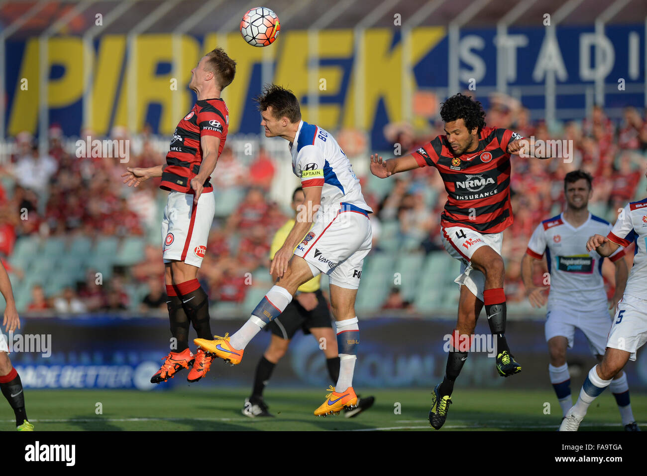 Pirtek Stadium, Sydney, Australia. 24th Dec, 2015. Hyundai A-League ...