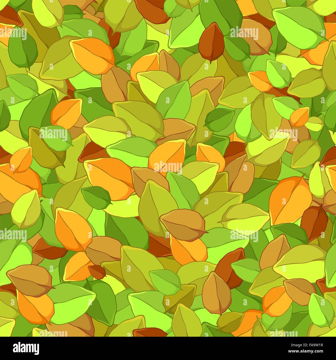 Cartoon Tree Leaf Texture