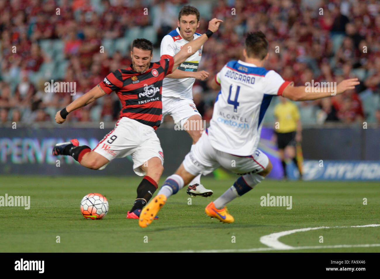 Pirtek Stadium, Sydney, Australia. 24th Dec, 2015. Hyundai A-League ...