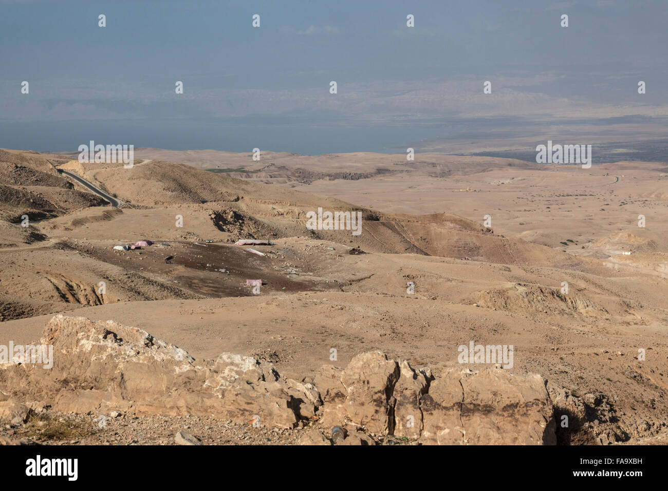 View from Mt Nebo, Jordan Stock Photo - Alamy
