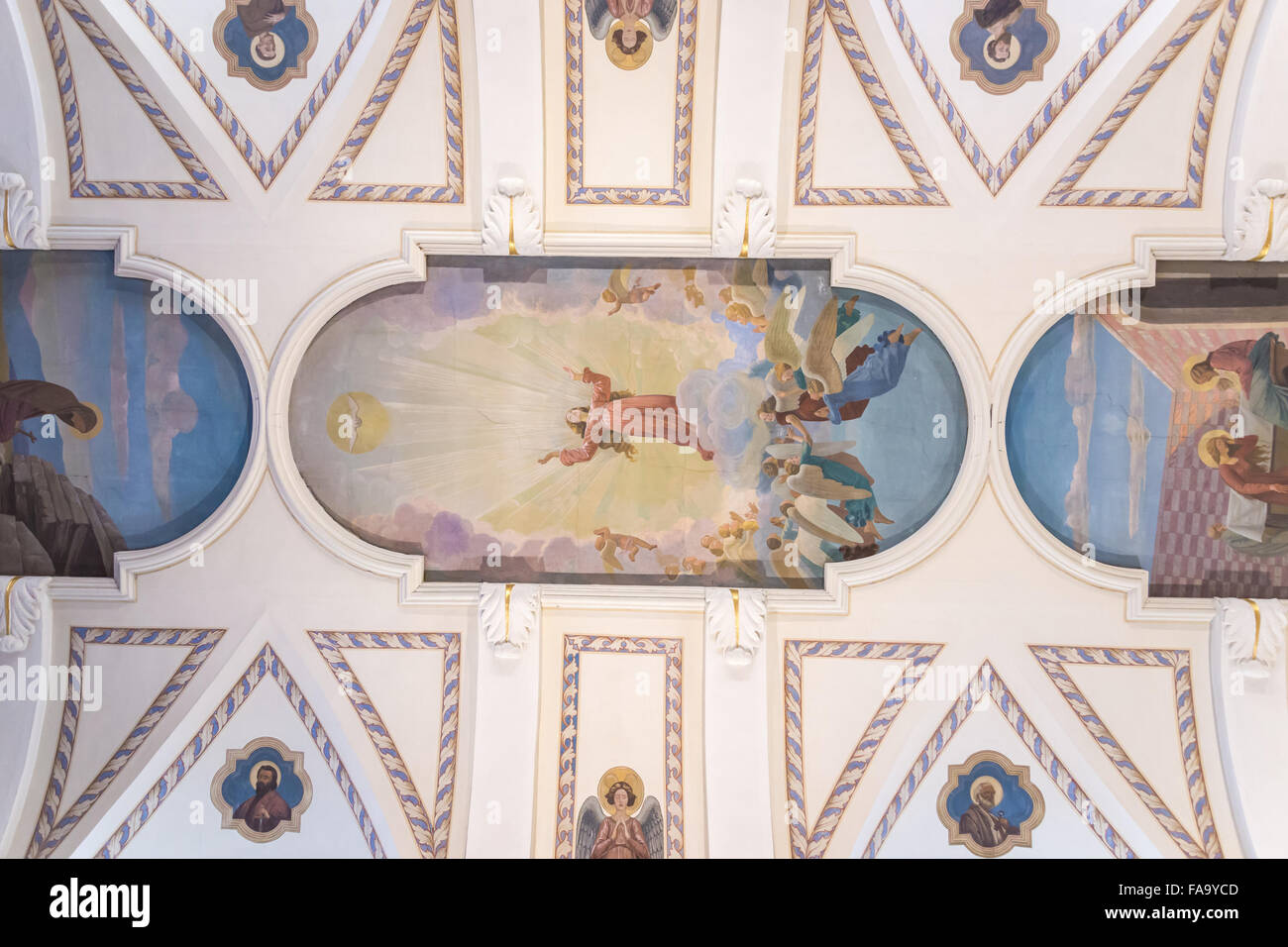 Ceiling painting with angel hi-res stock photography and images - Alamy