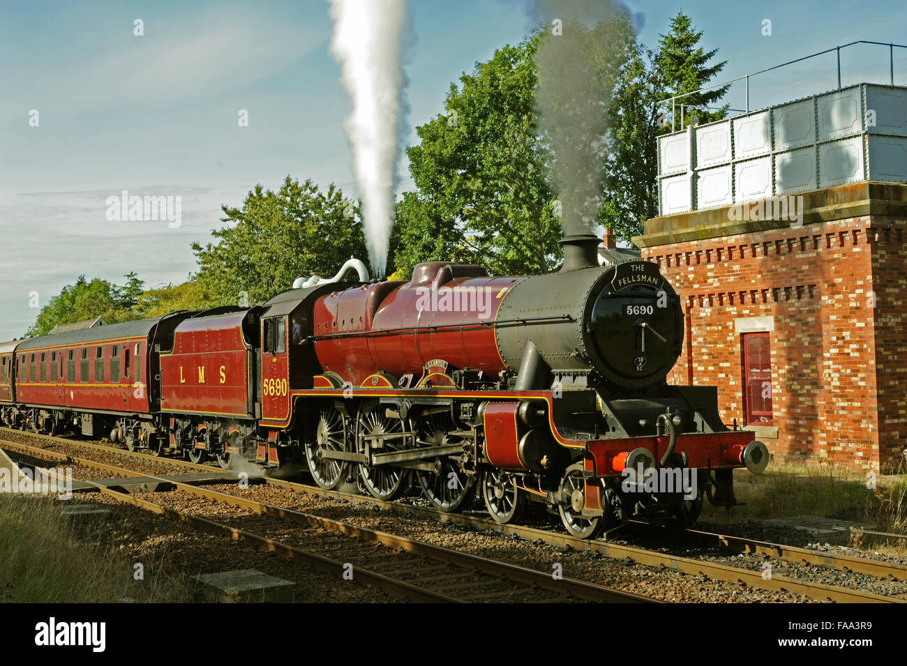 Steam Train at Appleby Stock Photo - Alamy