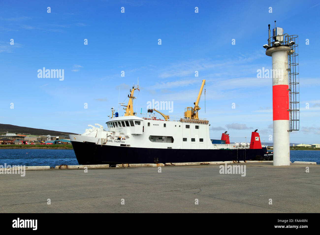 Ferry Kirkwall Harbour Orkney Islands Scotland UK Stock Photo - Alamy