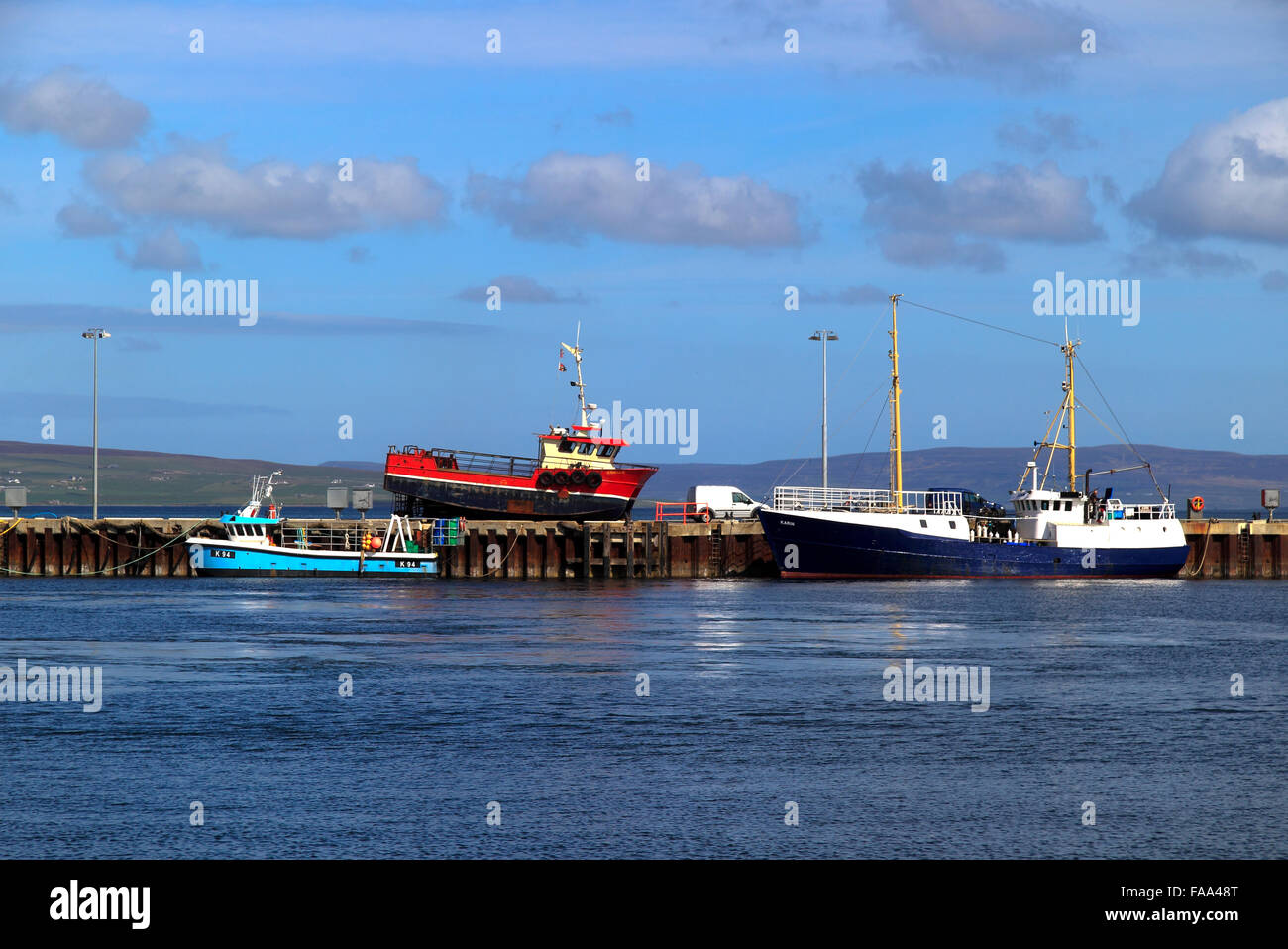 Kirkwall Harbour Orkney Islands Scotland UK Stock Photo - Alamy