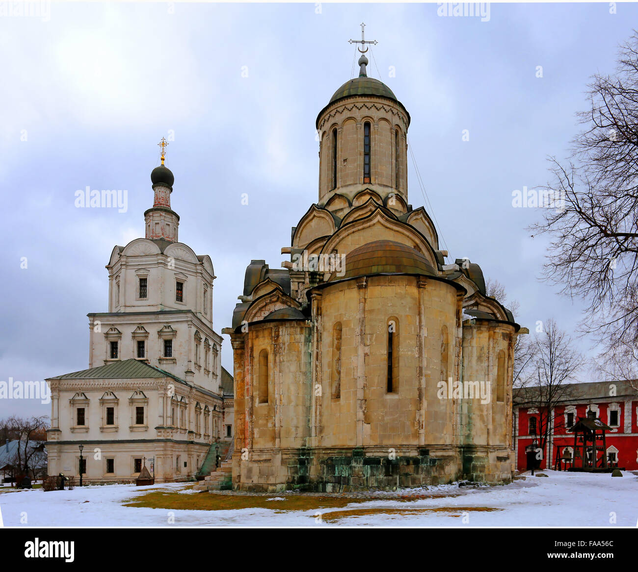 Orthodox Church of the Moscow exhibition of national achievements Stock ...