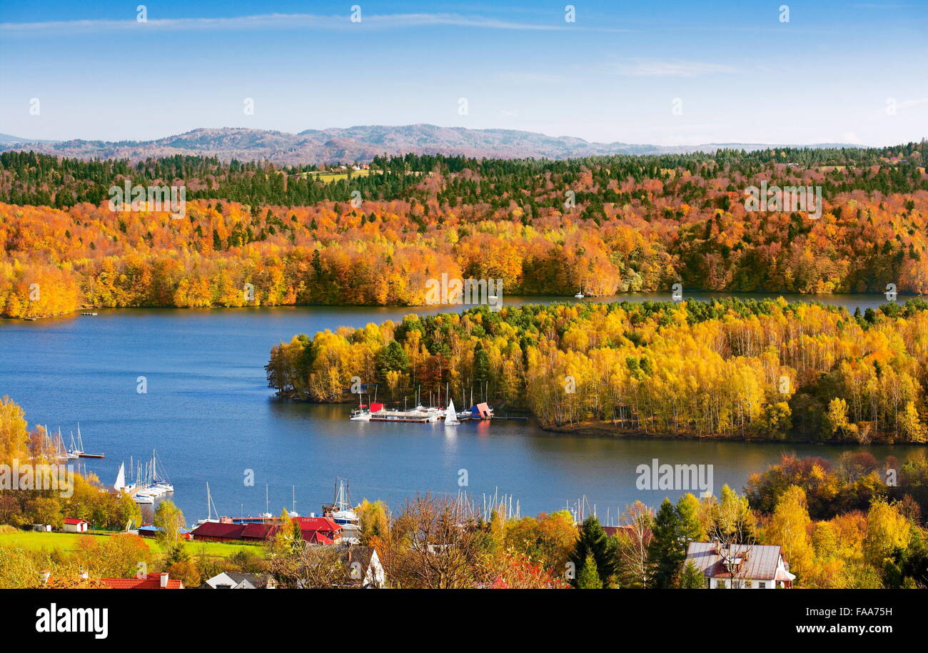 Solina Lake, Bieszczady Mountains, Poland Stock Photo - Alamy