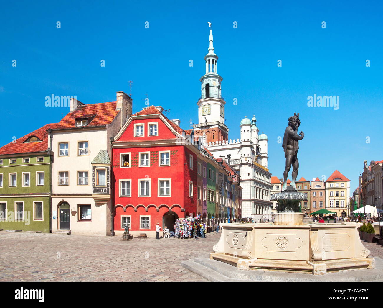 The Old Square in Poznan Stock Photo - Alamy