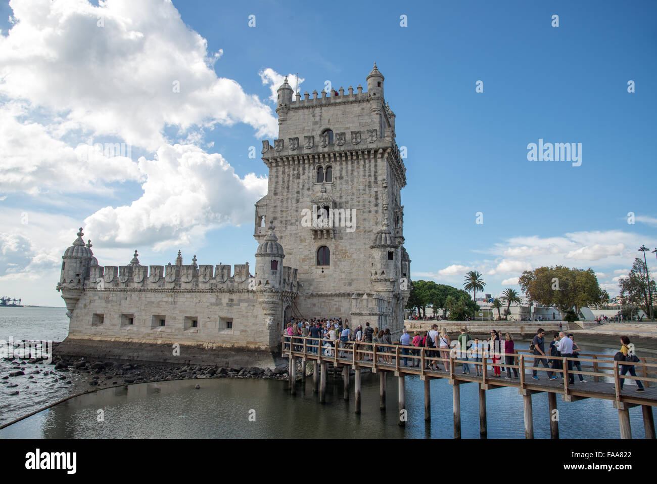 belem tower at lisboa portugal Stock Photo - Alamy