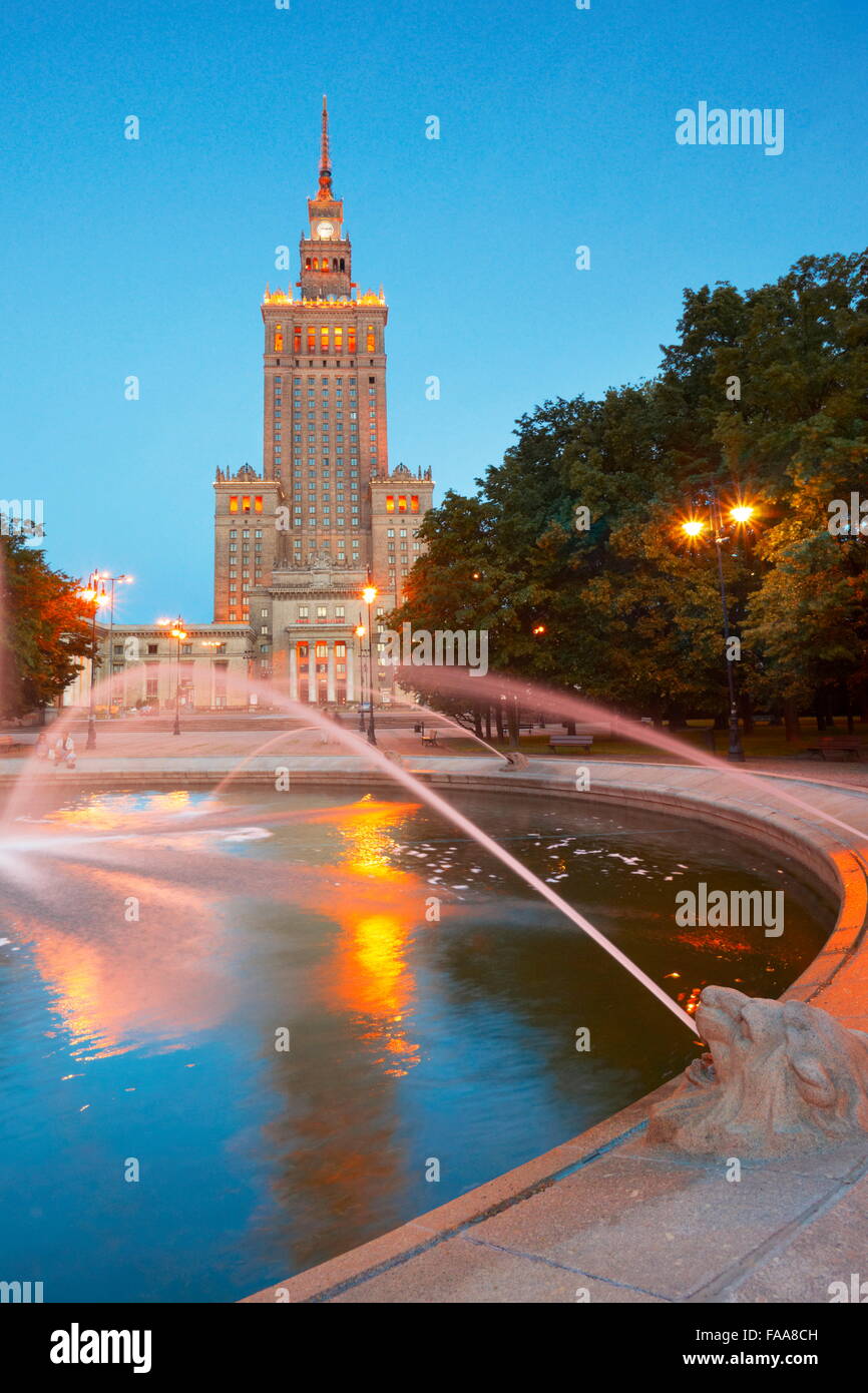 PKiN Warsaw Poland Stock Photo - Alamy
