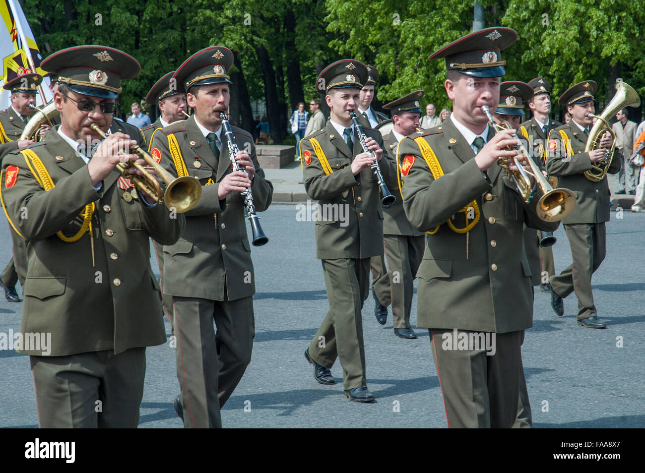 Russian military band hi-res stock photography and images - Alamy