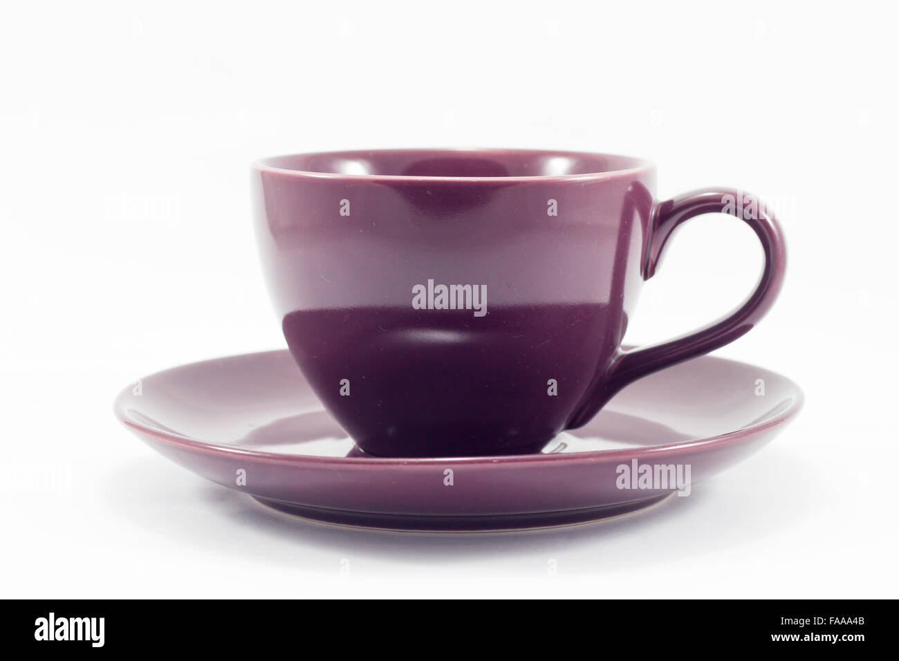 Purple coffee cup isolated on white background, stock photo Stock Photo ...