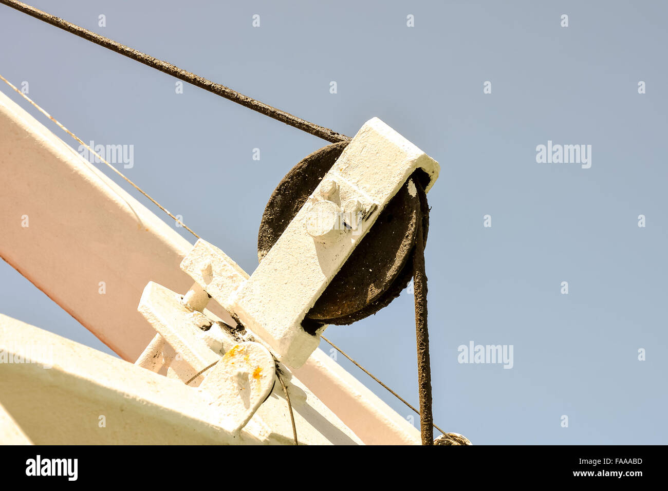 Old Industrial Puley Stock Photo - Alamy