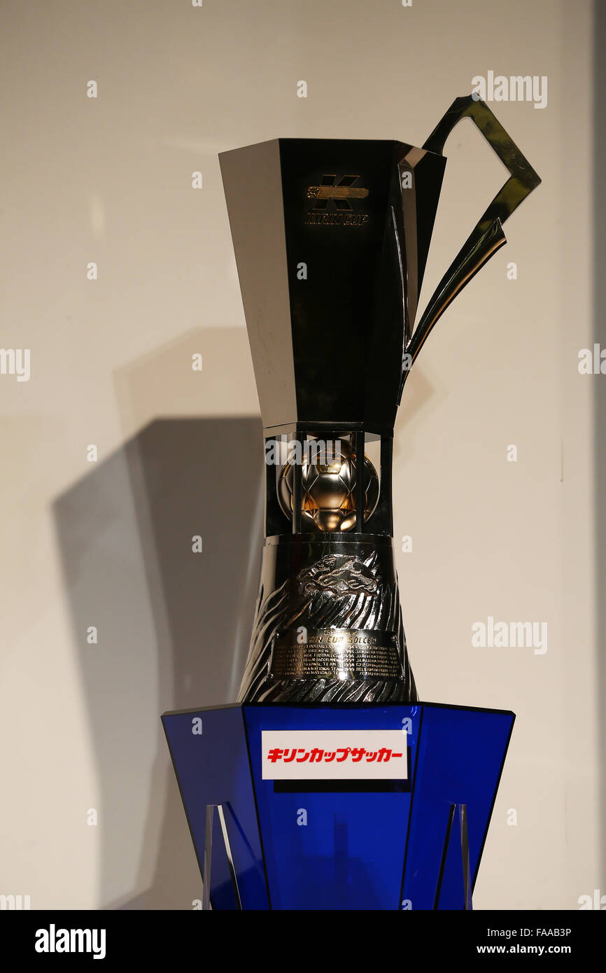 Tokyo, Japan. 24th Dec, 2015. Kirin Cup trophy Football/Soccer : JFA ...