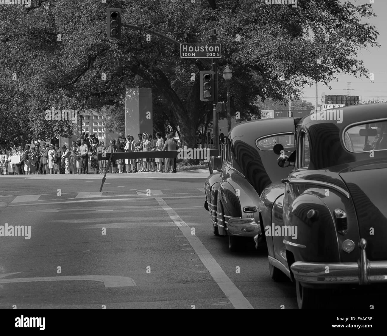 Jfk motorcade assassination hi-res stock photography and images - Alamy