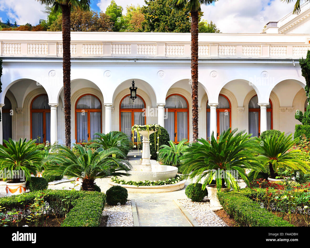 White wall palm trees hi-res stock photography and images - Alamy