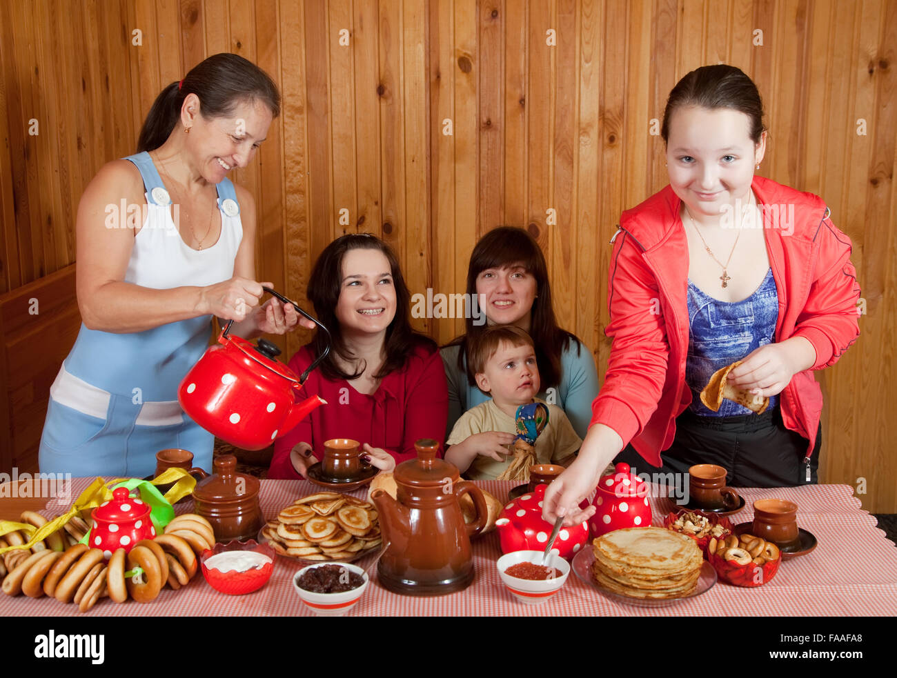 Traditional Russian Family