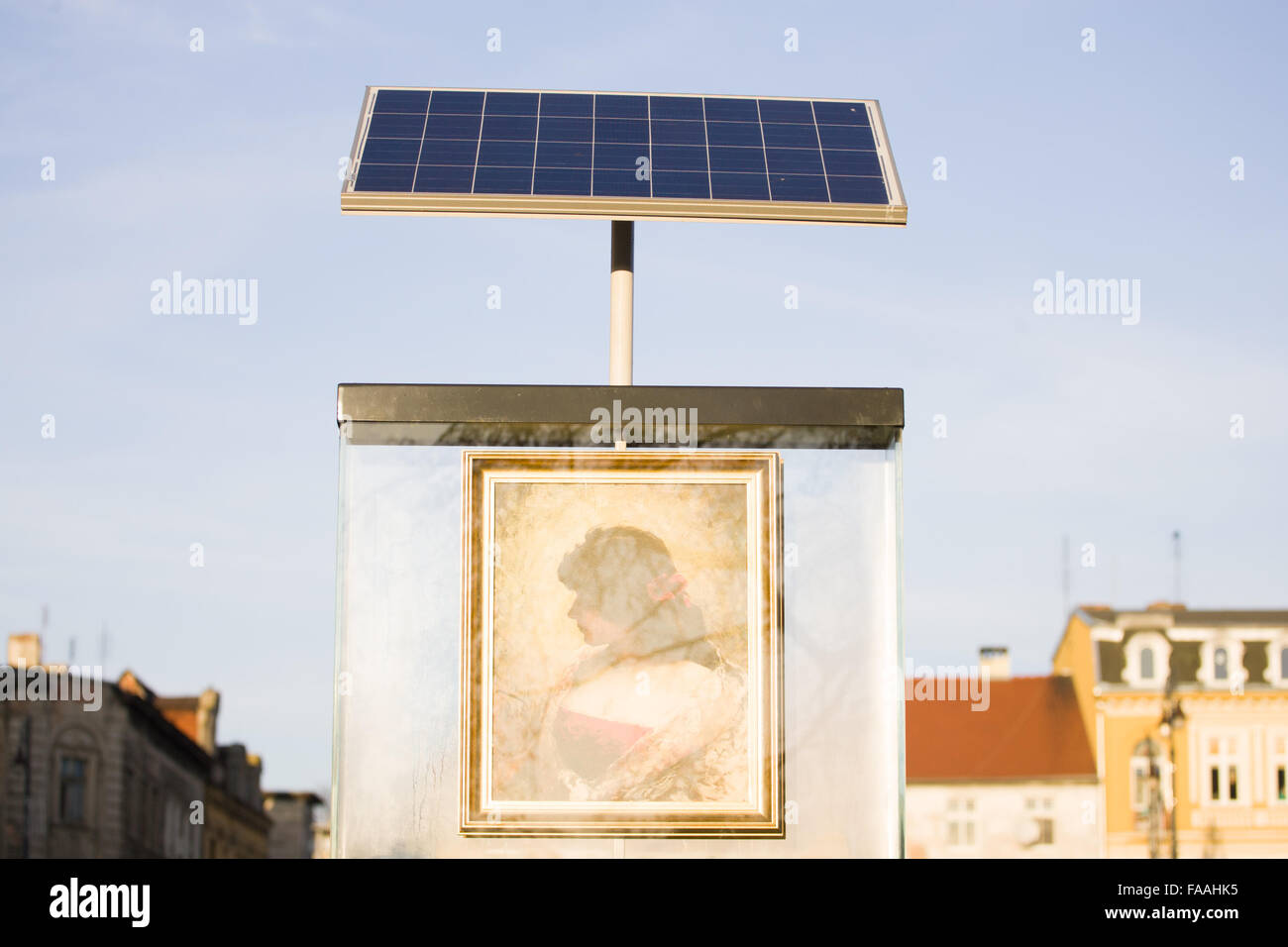 Solar panel seen above art hi-res stock photography and images - Alamy