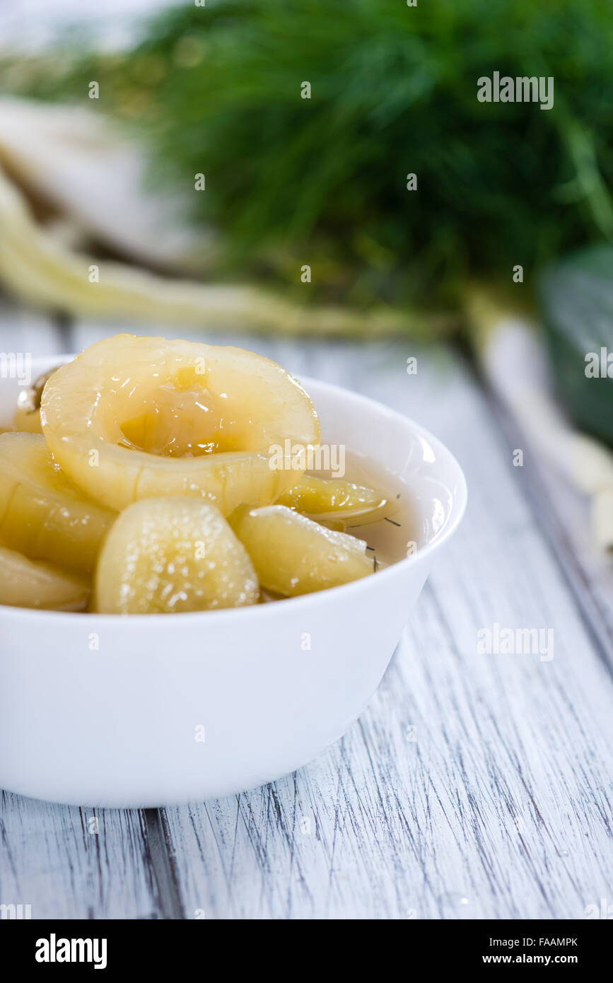 Pickling green cucumber shot hi-res stock photography and images - Alamy