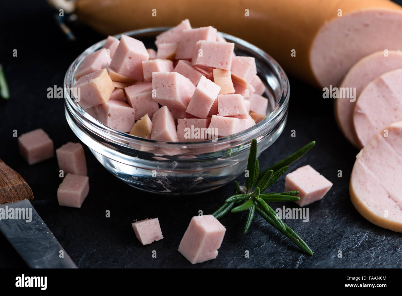 Bologna sausage hi-res stock photography and images - Alamy