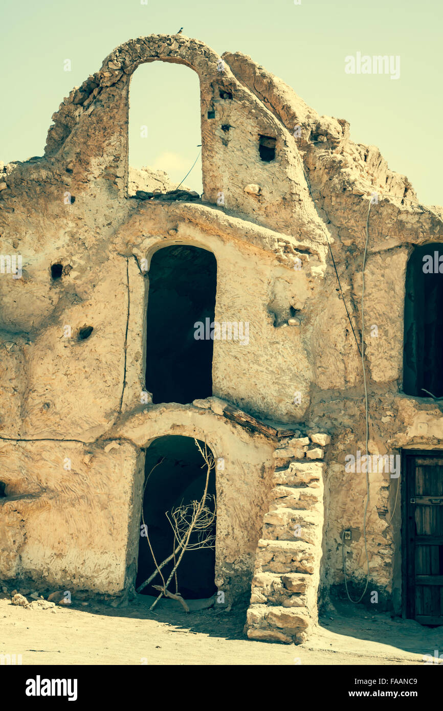Typical Tunisian ksar from the ville of Medenine Stock Photo - Alamy