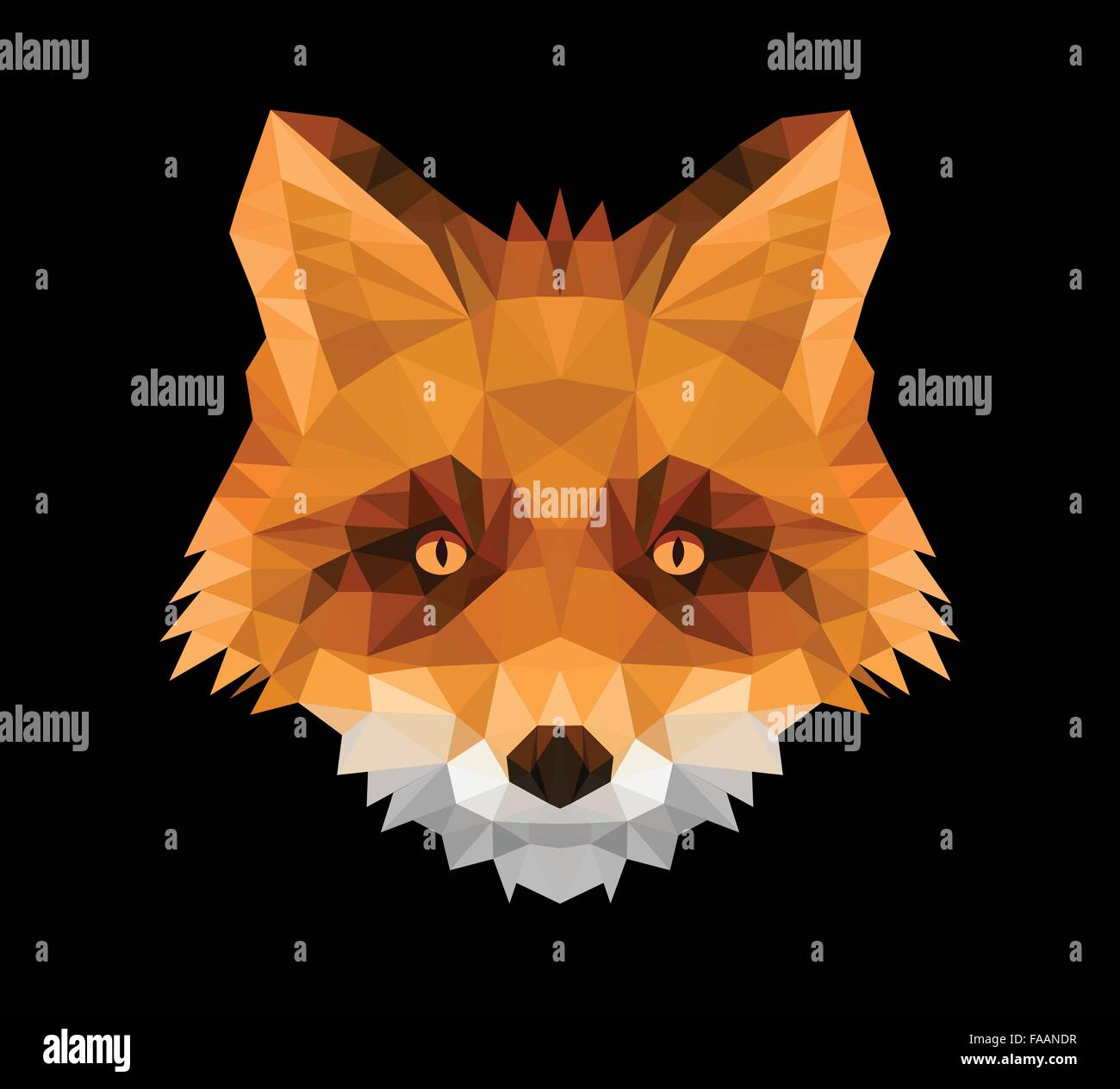 Fox head cartoon hi-res stock photography and images - Alamy